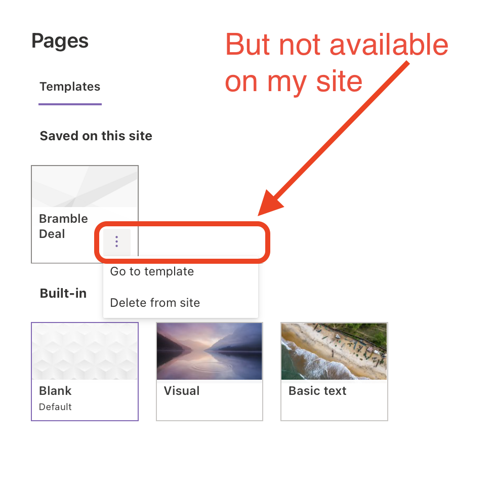 Set Default Selection option for Sharepoint page template not available ... Set Default Selection option for Sharepoint page template not available ...