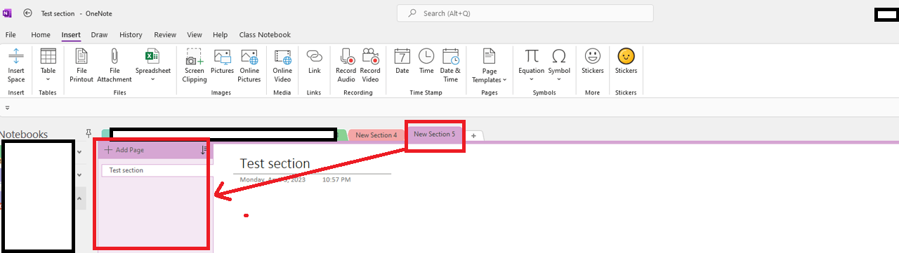Lost background color of Onenote title side bar after update and not ...