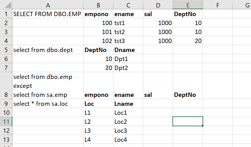 Importing sql query output in excel - Microsoft Q&A Importing sql query output in excel - Microsoft Q&A