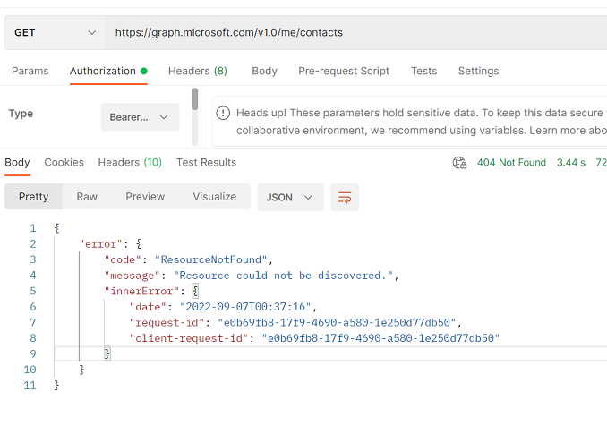 Graph Api Resourcenotfound Resource Could Not Be Discovered Microsoft Qanda 8378