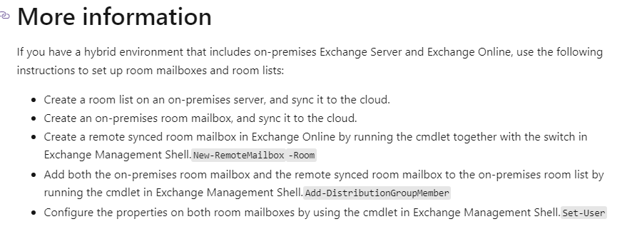 Office 365 hybrid - Room Lists not showing up after migration ...
