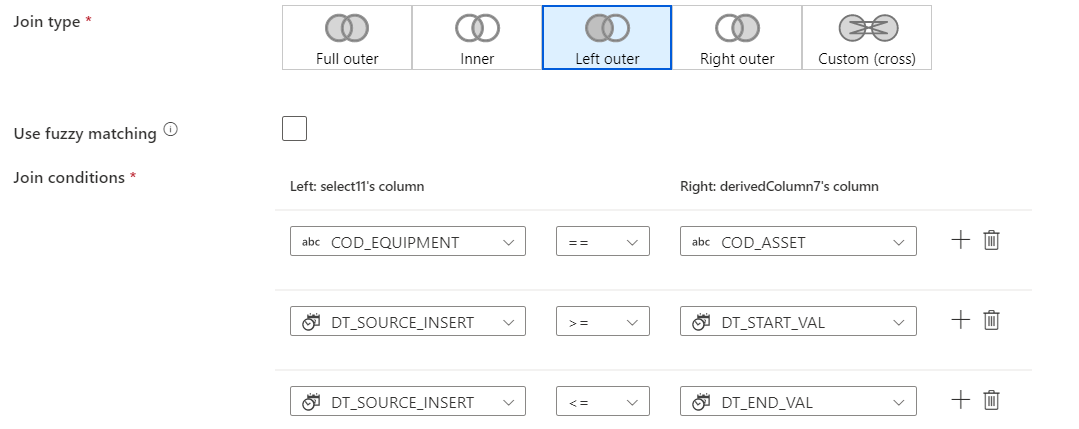 Non-equi join in dataflow error - Microsoft Q&A Non-equi join in dataflow error - Microsoft Q&A
