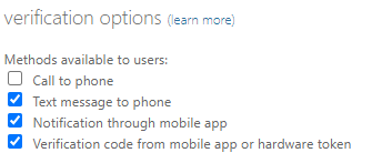 Combined portal how to set Authenticator as MFA default authentication ...