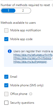 Combined portal how to set Authenticator as MFA default authentication ...