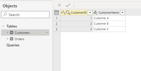 Pivot Table Against Data Connection To Powerbi Datamart Dataset And