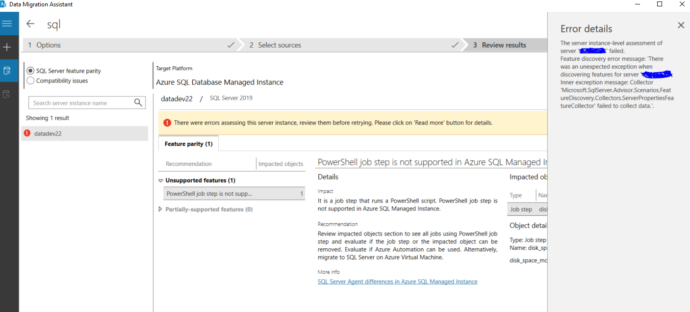 Azuer Migration assisstance issue - Microsoft Q&A