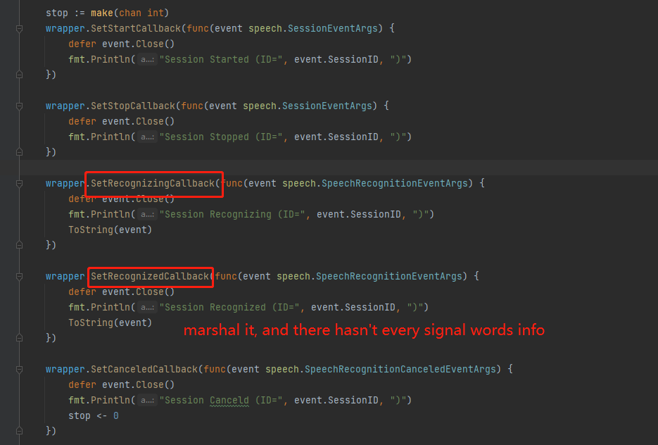 Speech Services In Go Sdk Without Every Signal Wordlevel Microsoft Qanda