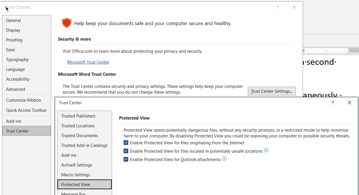 Why my Word documents opens in read-only when opened from a URL ...
