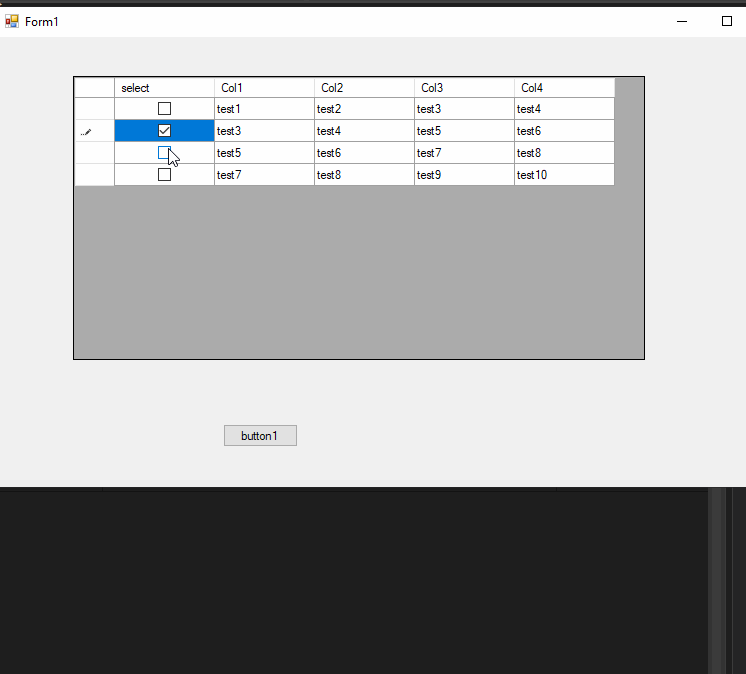 How To Transfer Selected Rows In Dgv1 Of Form1 To Dgv2 Of Form2 And Come To Select Others Then