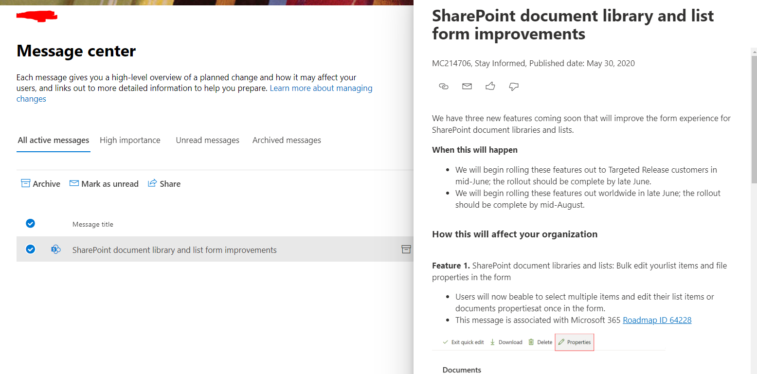 Problems due to bulk edit - SP Online - Microsoft Q&A