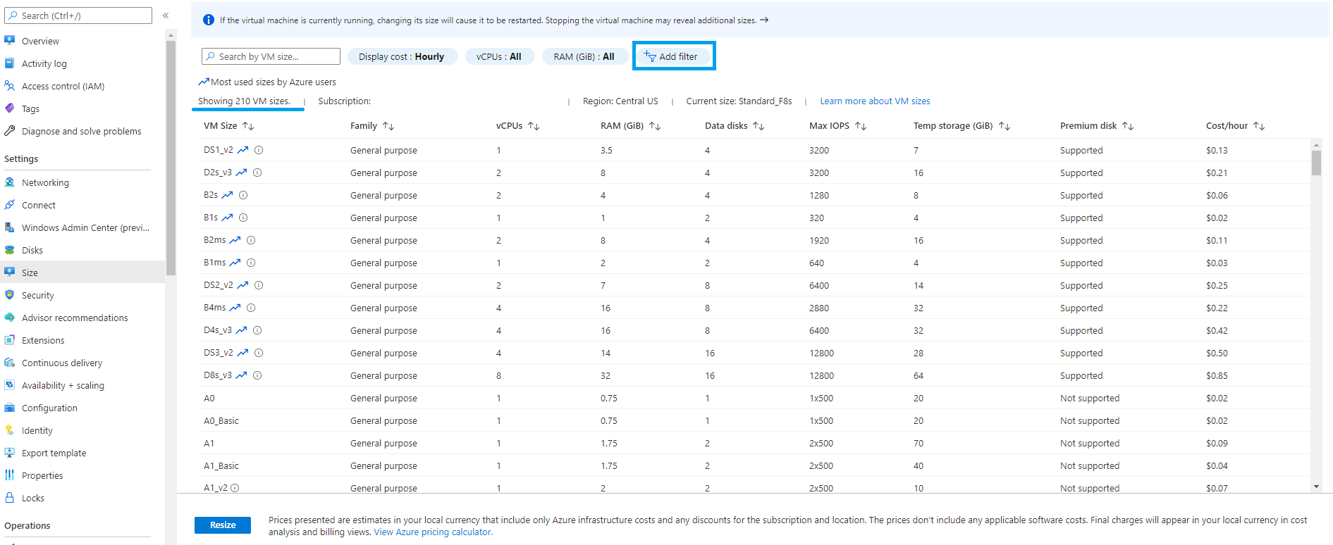 Limits on available VM sizes - Microsoft Q&A