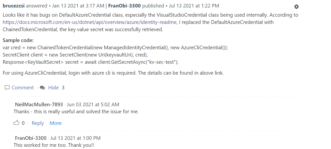 Unable To Pick Password Define In A Keyvault Resource While Creating A Virtual Machine Via Arm