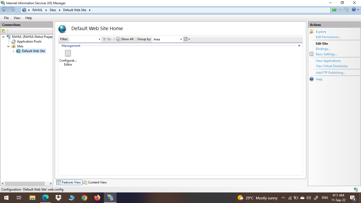 Iis Is Not Working Browser Saying Refused To Connect Microsoft Qanda