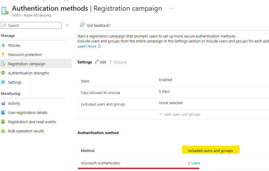 question about Registration campaign - Microsoft Q&A