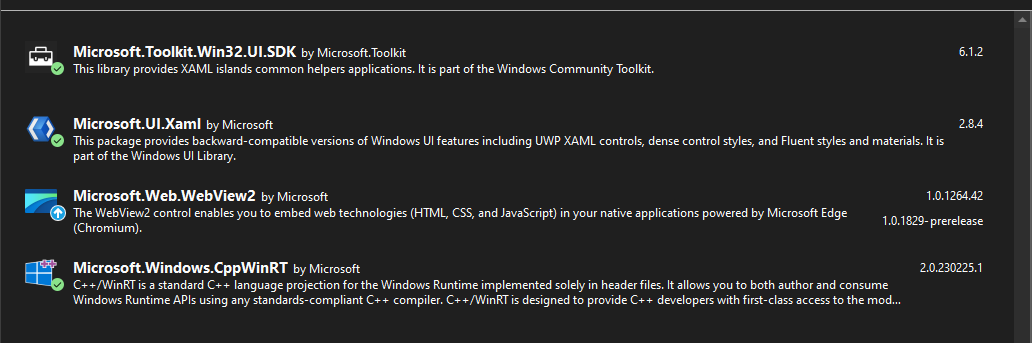 WinUI2 XAML Island : Unable to use TabView - Microsoft Q&A