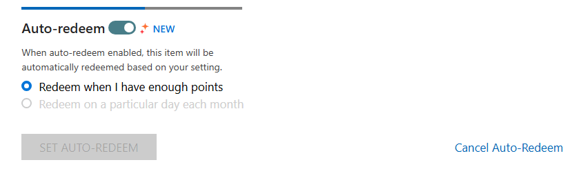 why cant i turn off auto redeem in the new rewards hub on xbox series x ...