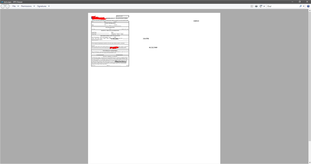 Image does not print to scale - print preview shows correct printout ...