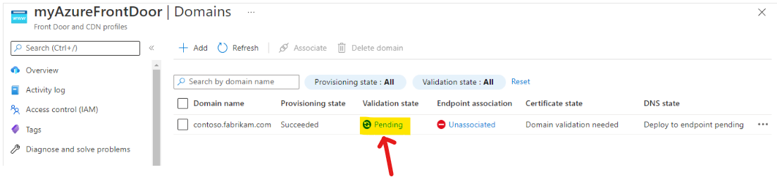 Google Domain to Azure Front Door Domain. - Microsoft Q&A