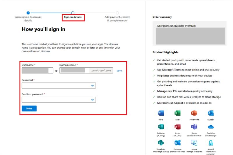 “I am trying to create an Azure AD / Entra tenant, but I only have a ...