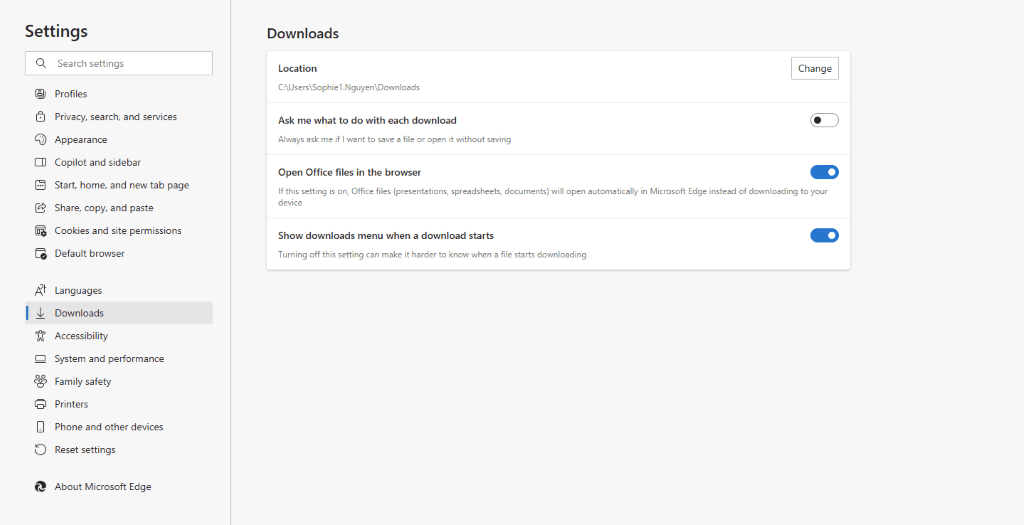 Pop up for downloaded files - Microsoft Q&A