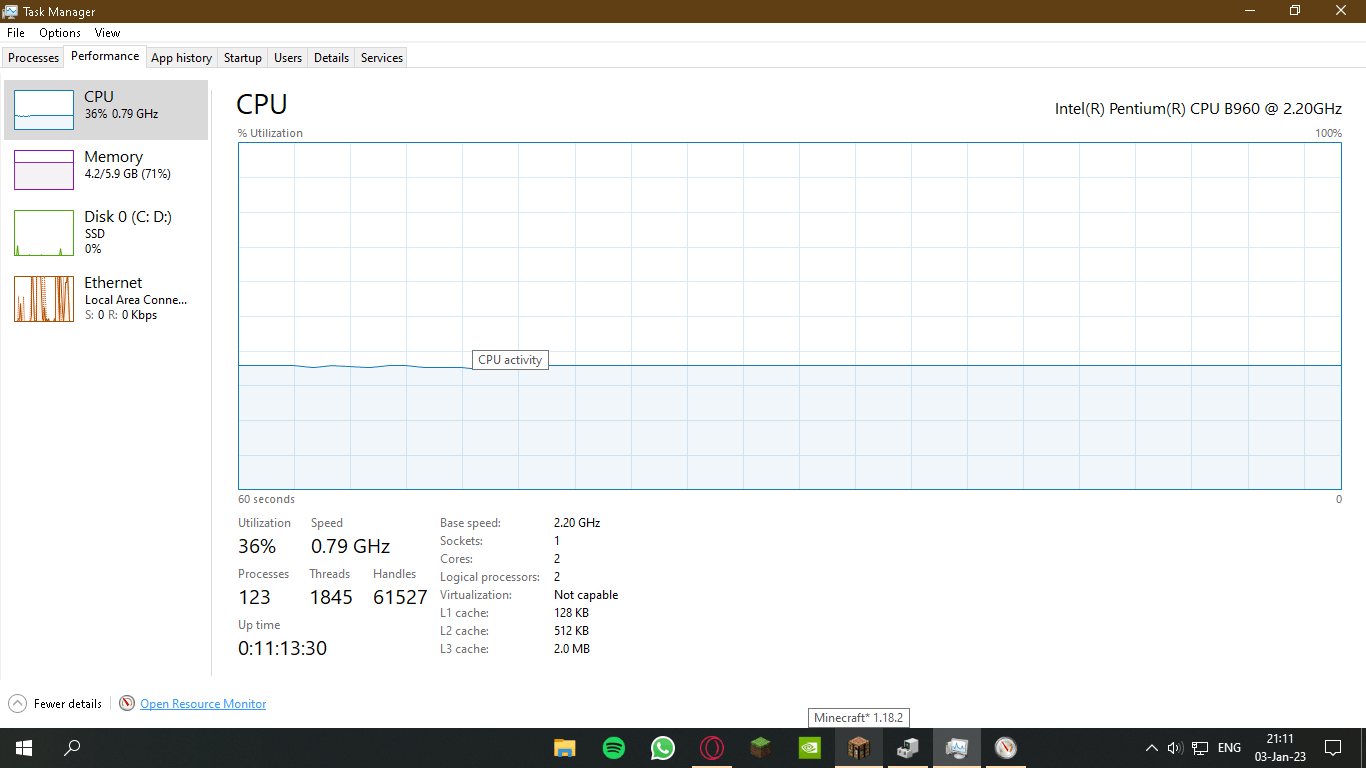 Cpu usage STUCK 36% WIN 10 - Microsoft Q&A