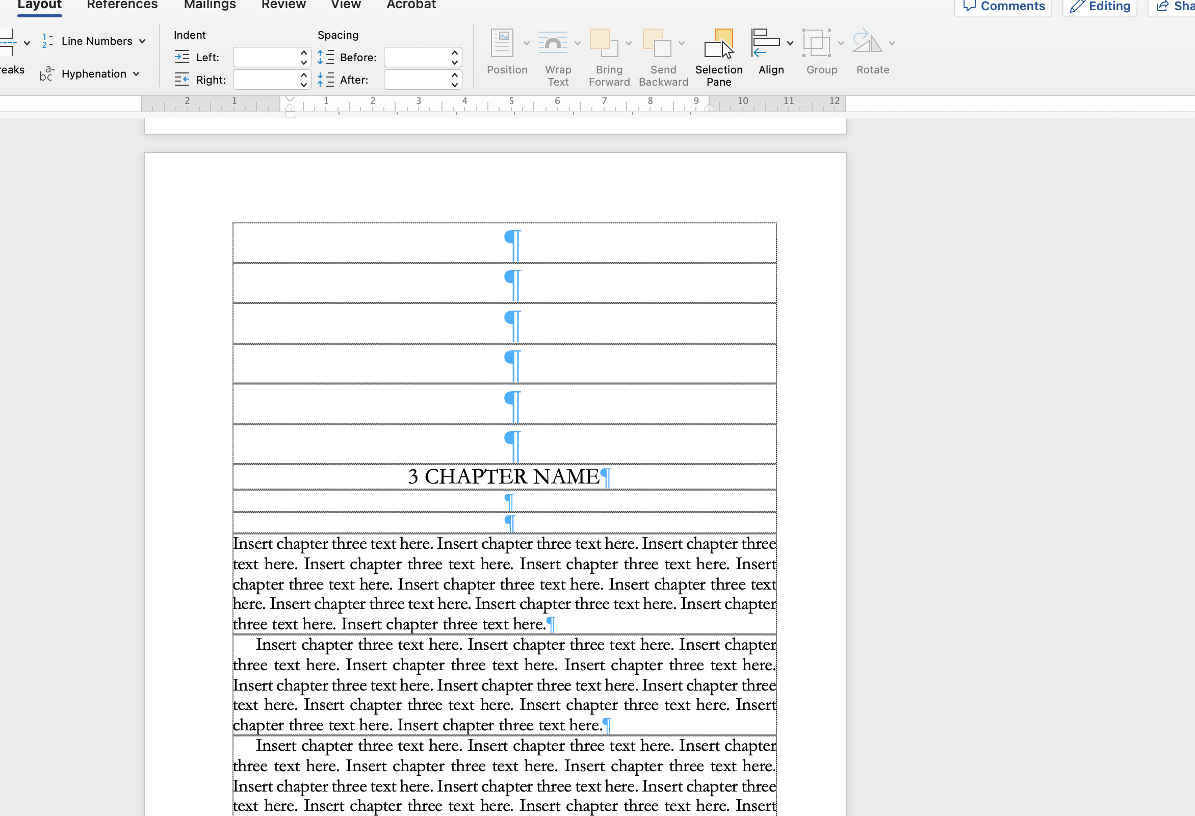 Why is Word only allowing one or two syllables per line in certain ...