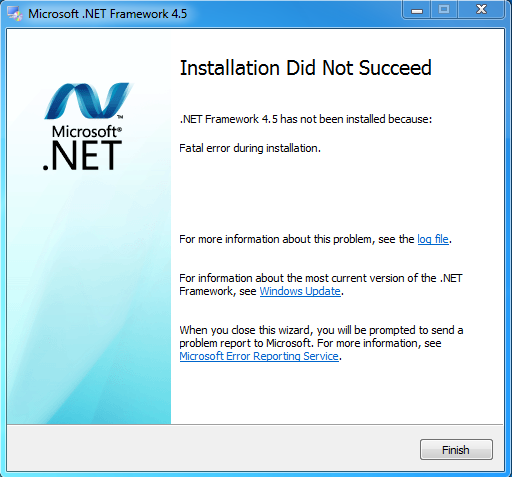 .NET Framework 4 Install Error - Microsoft Q&A