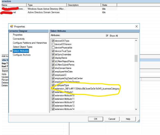 Need to check whether the selected attribute is syncing or not - Microsoft Q&A