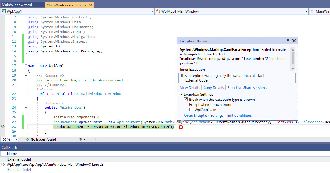 Error While Reading Xps Created With A Specific Excel Function 9182