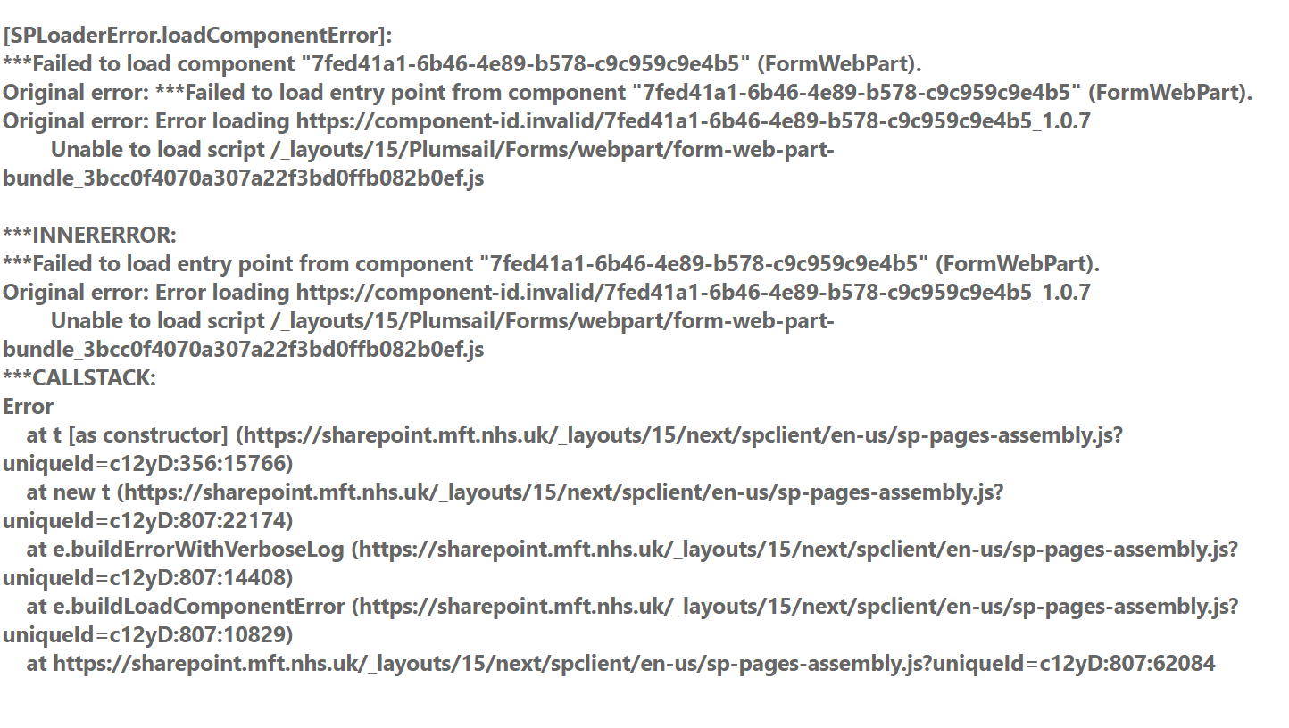 Sharepoint Throwing Error Microsoft Qanda