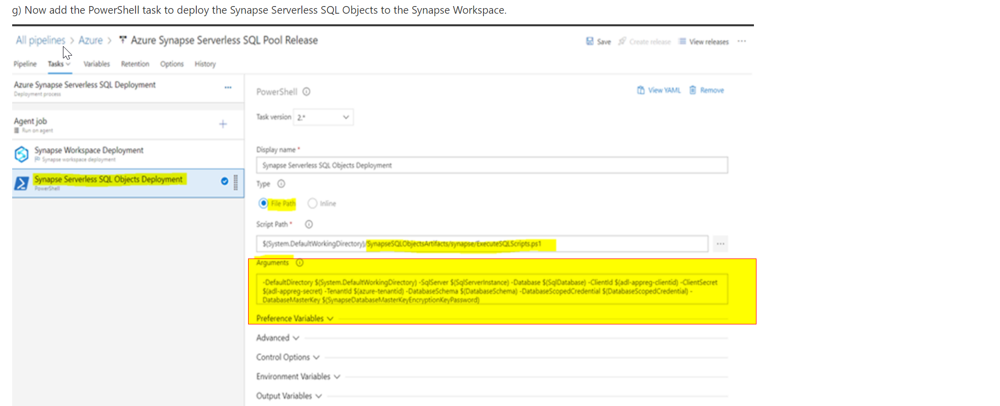 Deployment Of Synapse Serverless Sql Pools Through Azure Devops Ci Cd Microsoft Qanda