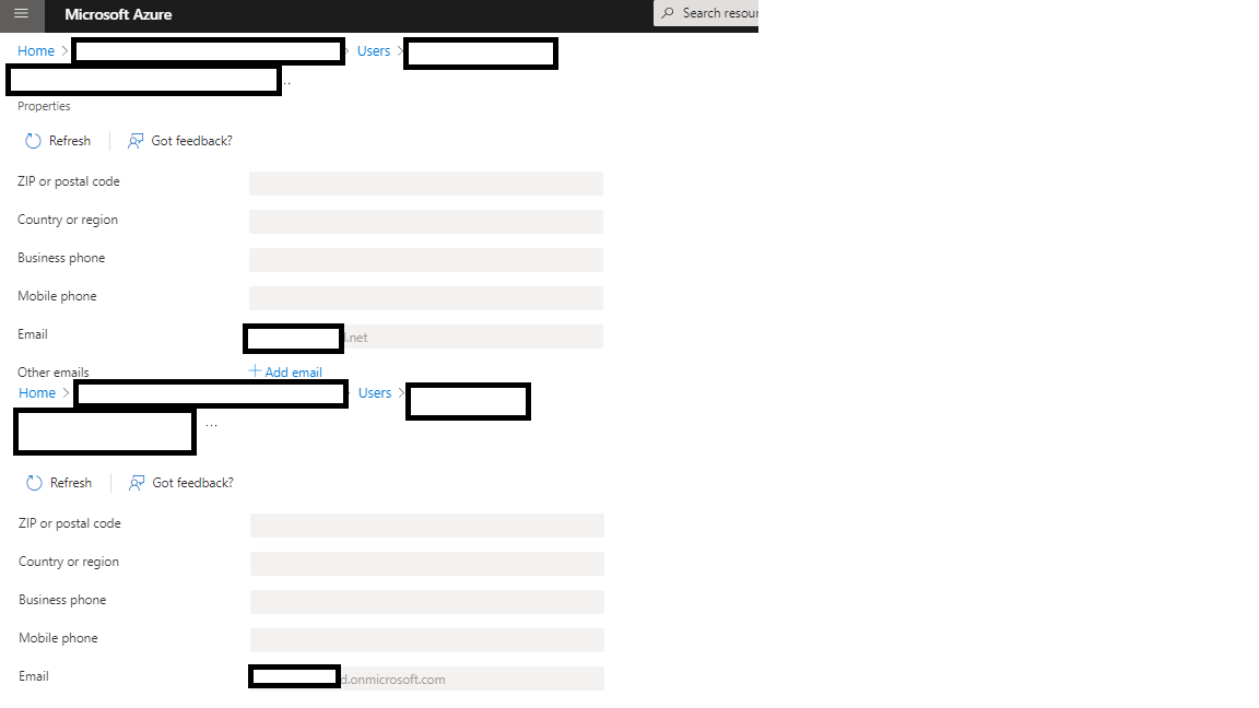 On Prem Ad Sync To Azure Creates Different Azure Attribute Email Value Microsoft Qanda