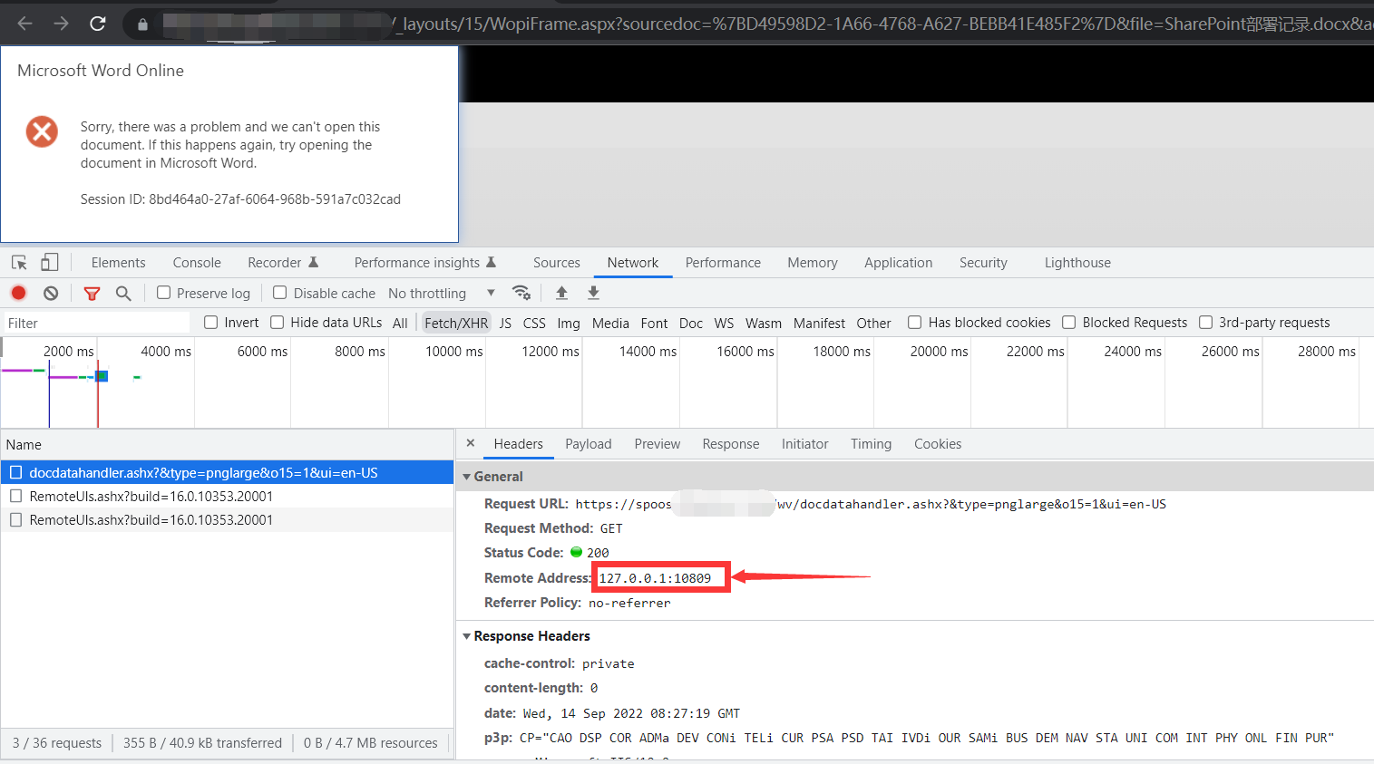 Sharepoint2019 Unable to open files online when connecting to office ...