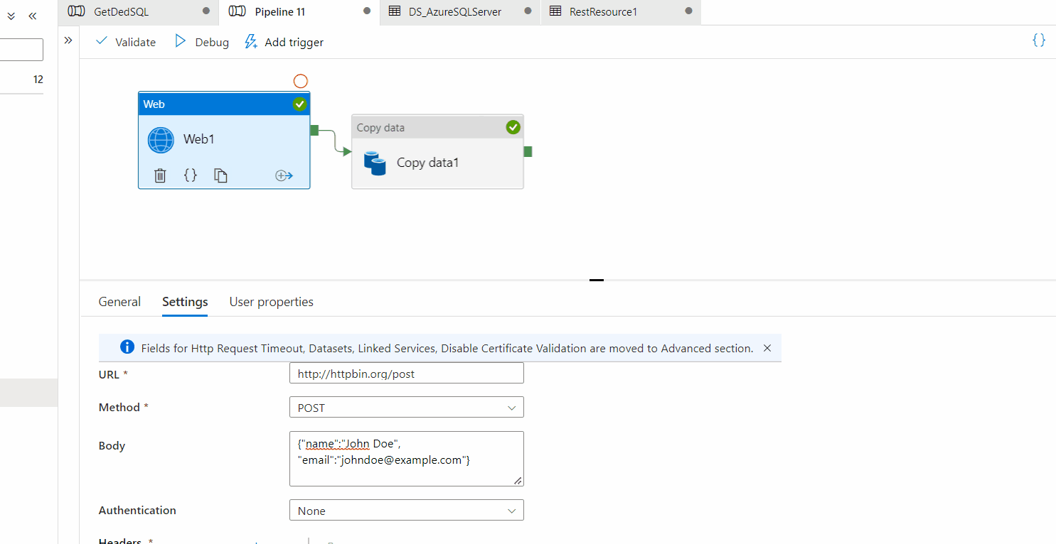 Adf Copy Activity Issue With Rest As Source Json In Adls As Sink Microsoft Qanda