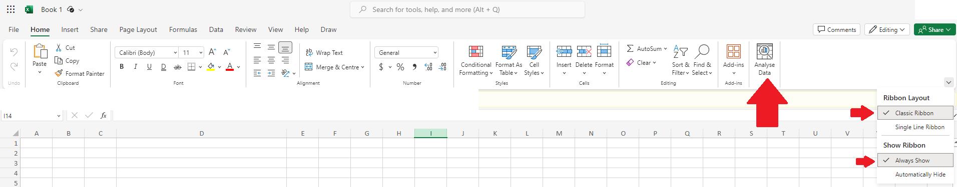 Missing Features on Microsoft Office 365 Excel? - Microsoft Q&A