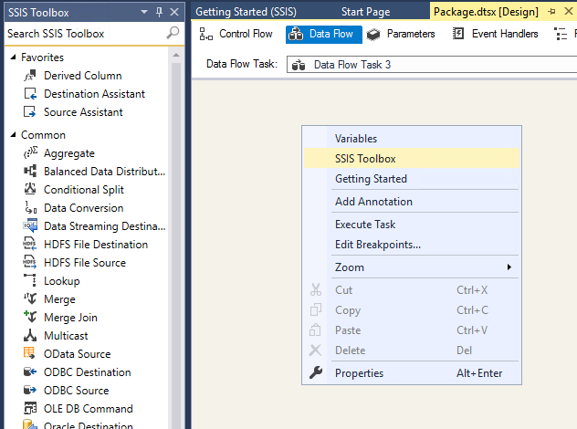 Ssis Toolbox Missing Microsoft Qanda 9247