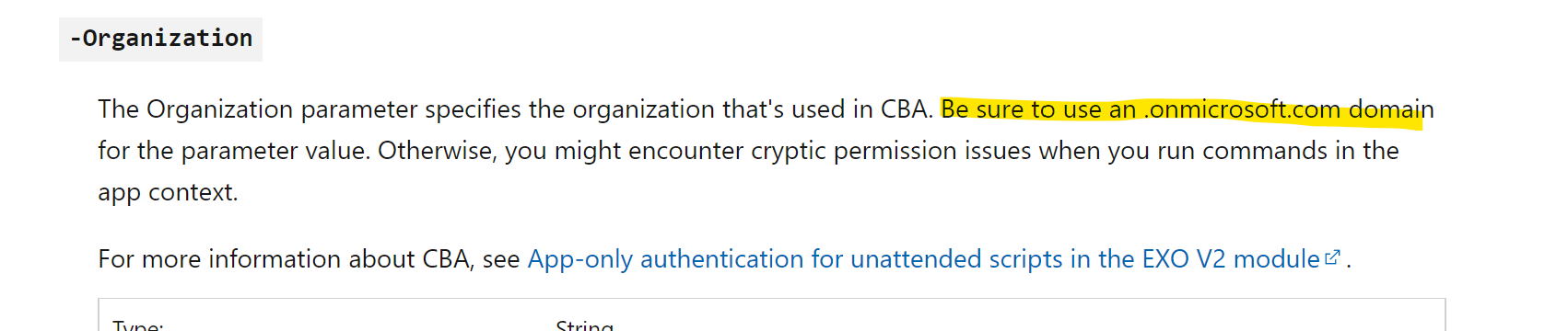 Facing : Connect-ExchangeOnline: A parameter cannot be found that ...