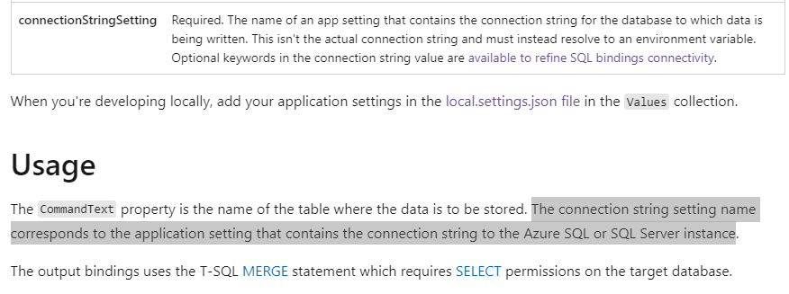 Azure Sql Bindings For Functions Python Microsoft Qanda