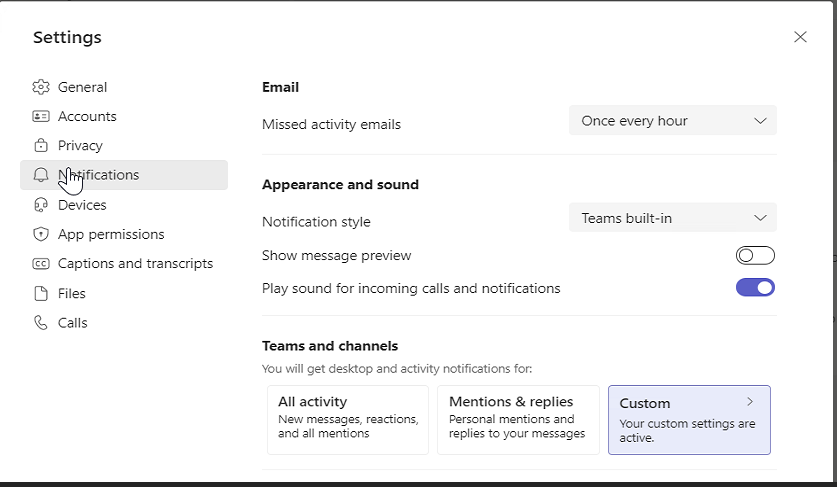 Configuring Teams Notifications Microsoft Qanda 8724