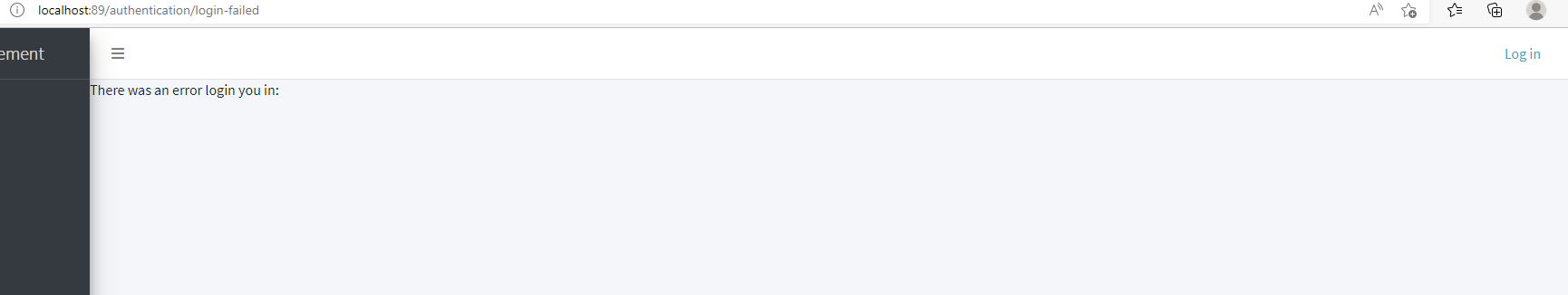 Error In Login Via Azure Active Directory Authentication On Iis Server In Blazor Webassembly