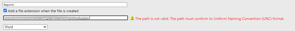 SSRS2019 Native Mode: Can OneDrive folder path be used as path when ...