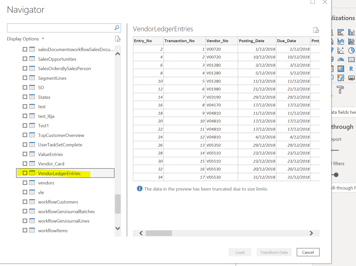 Power BI Data load Failure details: The key didn't match any rows in the table - Microsoft Q&A