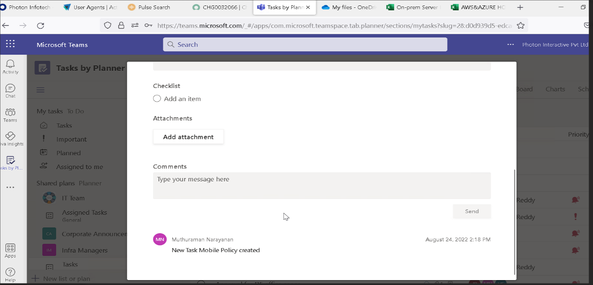 Tasks update emails not trigeering - Microsoft Q&A