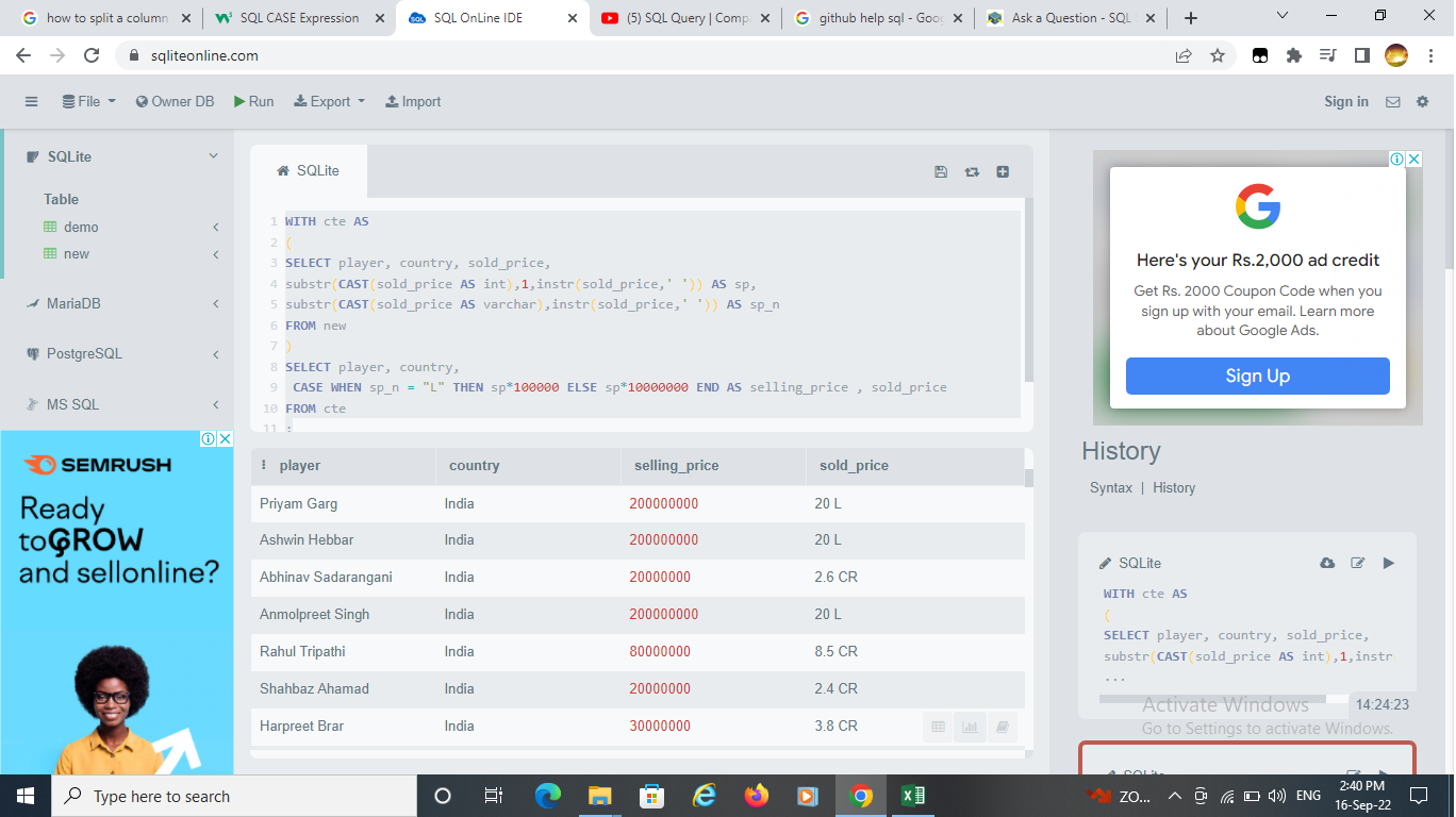 String Splitting And Unable In Getting Right Output Microsoft Qanda 9611