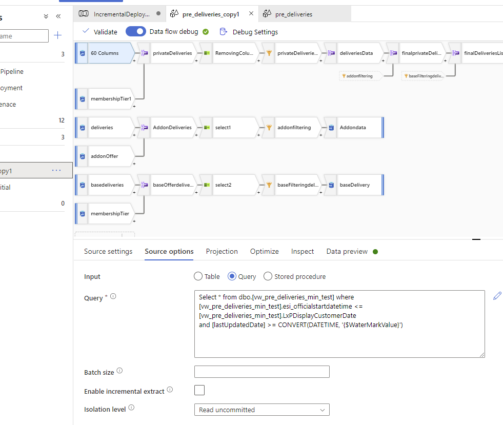 Pass Result From Look Up Activity In A Azure Data Pipeline To Dataflow Microsoft Qanda