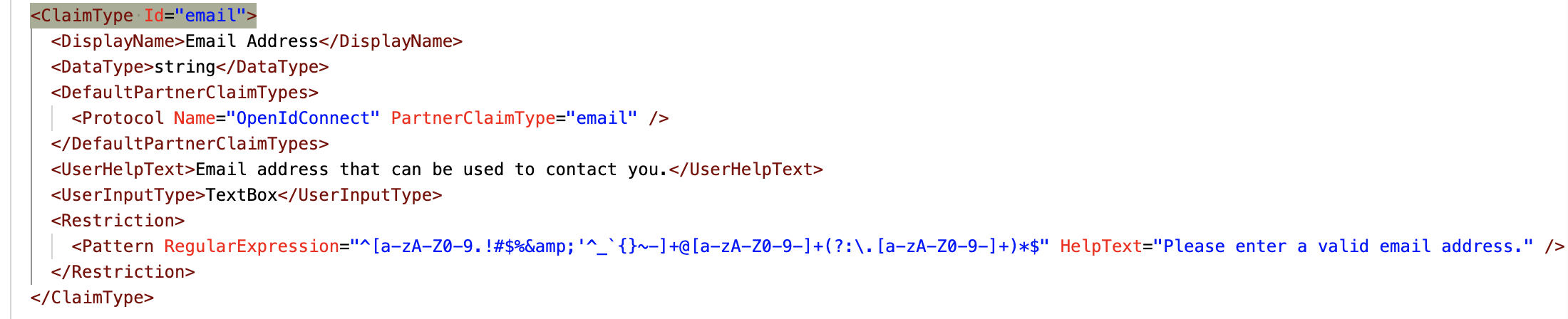 Regex Validation For Email Field On Sign In Page Microsoft Qanda