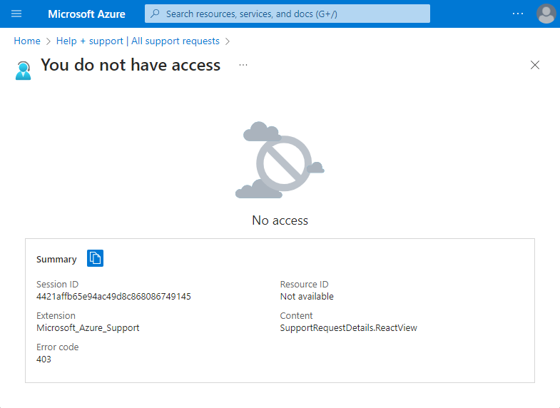 Managing permissions for a support request - Microsoft Q&A