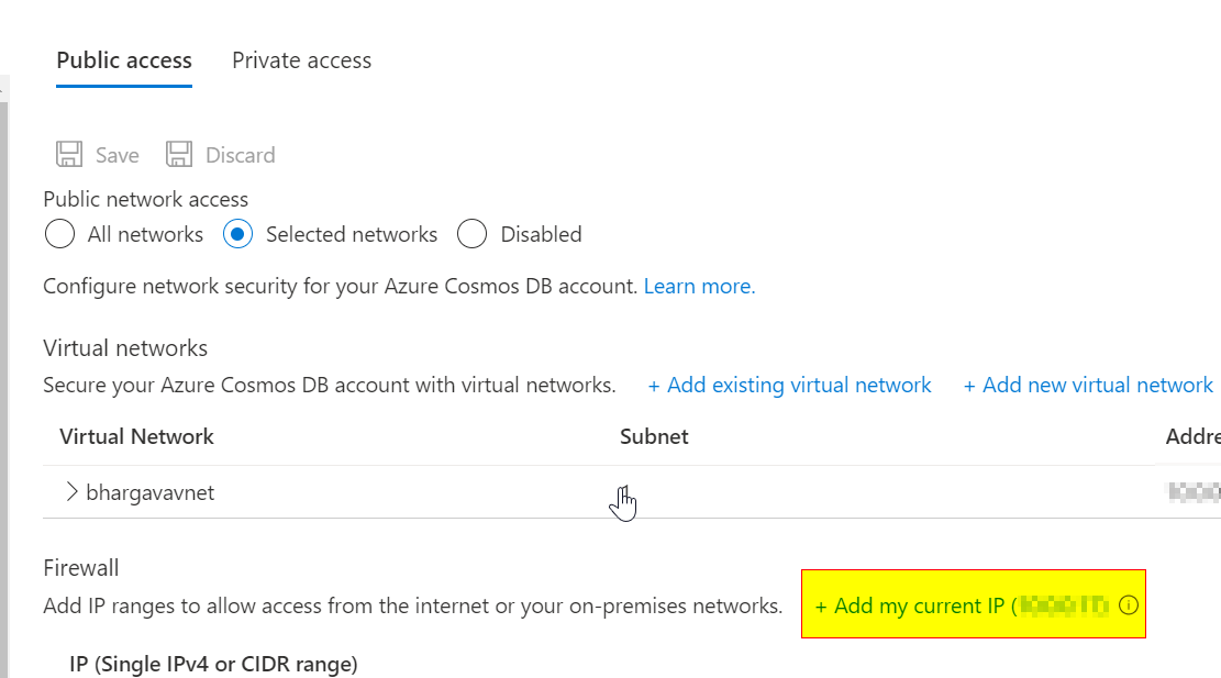 Error On Executing Adf Pipeline To Load Data To Cosmos Db Ip Is Blocked By Cosmos Db Account