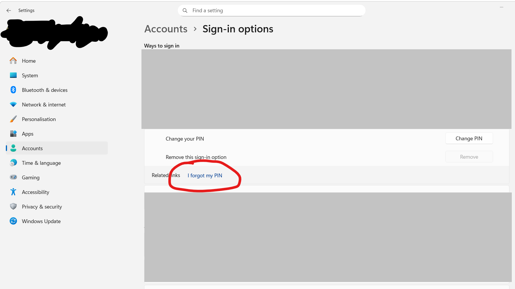Changing sign-in PIN - Microsoft Q&A