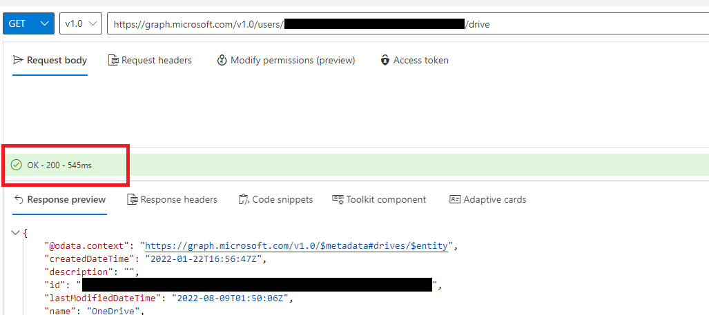 How To Access User Drive S Via Graph Api Microsoft Qanda